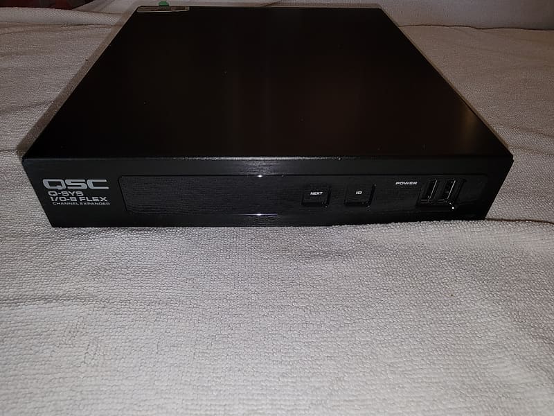 QSC Q-SYS I/O-8 Flex Channel Expander No USB Cable | Reverb