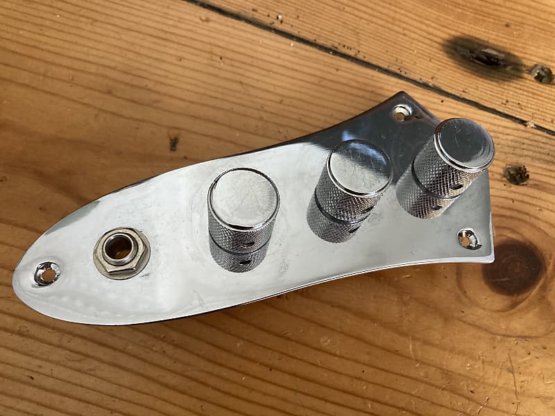 Jazz Bass Guitar Control Plate with CTS Switchcraft Loaded | Reverb