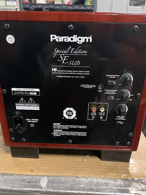 Paradigm Special Edition SE SUB - Rosenut | Reverb Canada