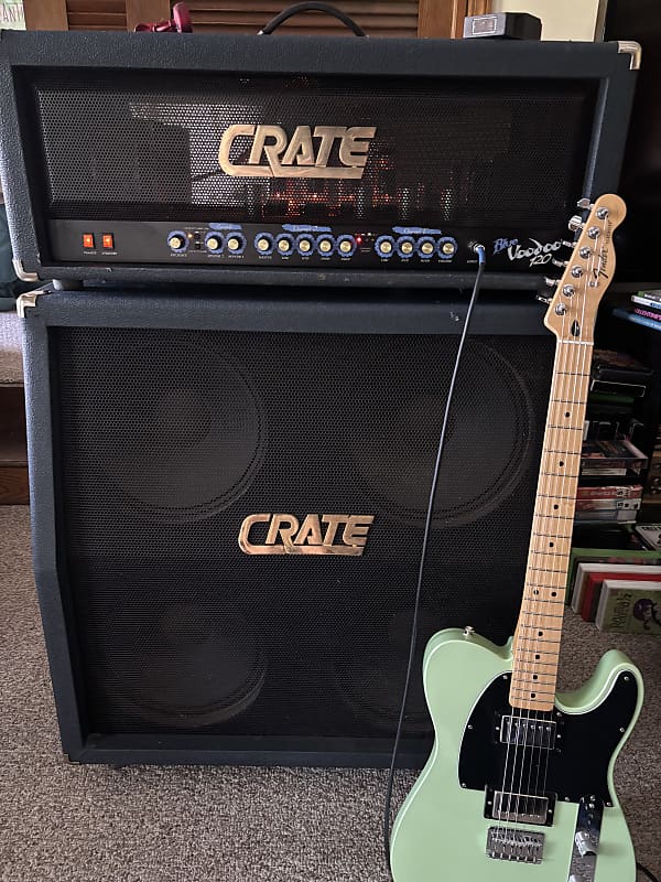 1997 Crate Blue Voodoo 120 Half Stack | Reverb