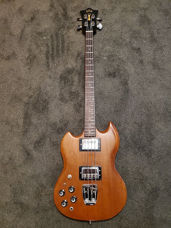 1974 Guild Jetstar II Left Handed Bass | Reverb