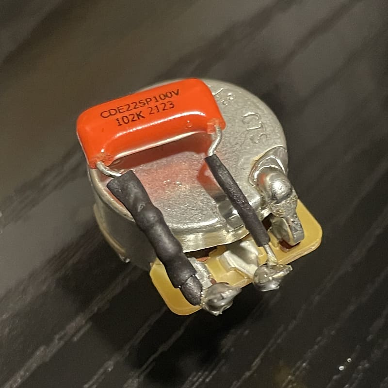 CTS 250K Volume Pot W/ Custom "Kinman" Treble Bleed Circuit | Reverb