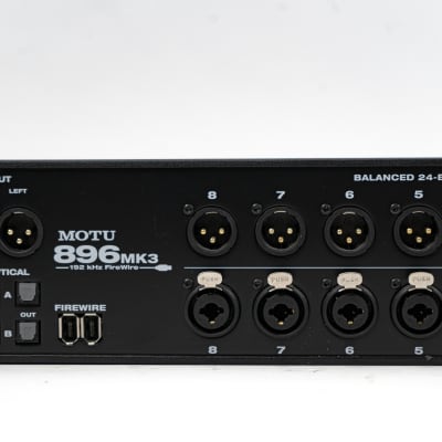 MOTU 896 MK3 192 kHz Firewire Audio Recording Interface | Reverb