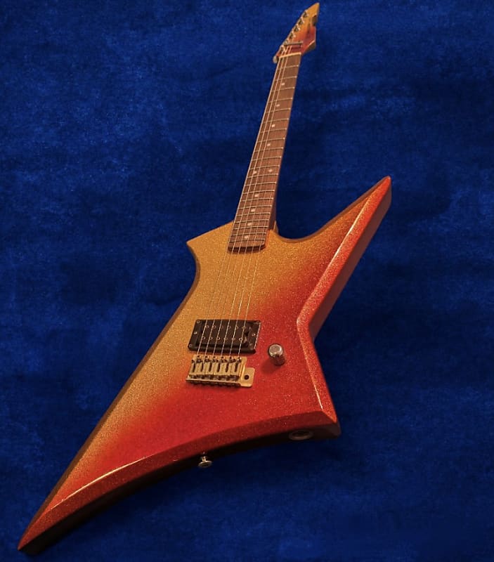 Westone Raider 1 1980s - Red to yellow taper sparkle | Reverb