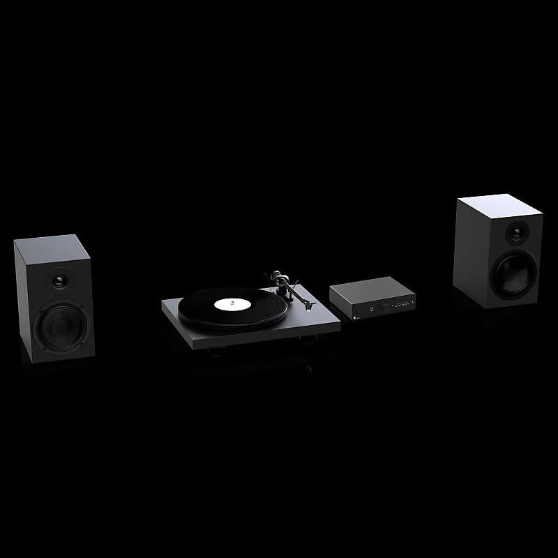 Pro-Ject: Colorful Audio System Turntable Package Satin Black | Reverb