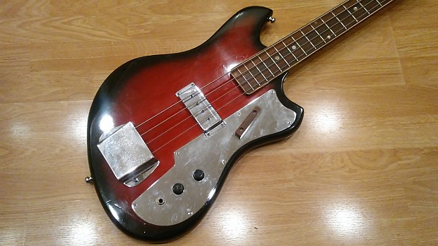 1960s Orpheus by Teisco Vintage Electric Bass Guitar. With | Reverb