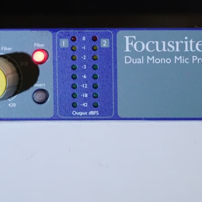 Focusrite ISA Two Dual Mono Mic Preamp 2021 in Original Box | Reverb