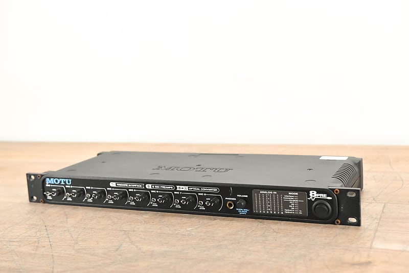 MOTU 8pre 16x12 FireWire Audio Interface with 8 Mic Inputs | Reverb
