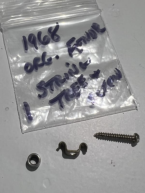 Fender Telecaster Stratocaster string tree 1968 - Silver | Reverb