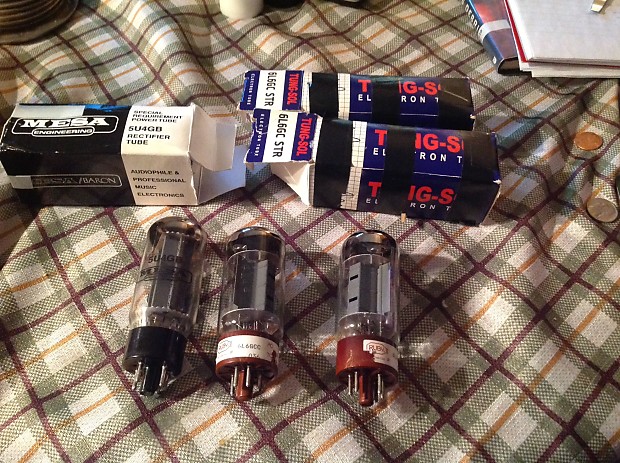 Mesa Boogie, Ruby Tubes 2 Ruby 6L6GC STR, 1 Mesa 5U4GB Tubes | Reverb
