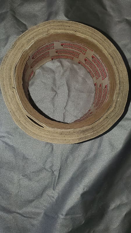 Permacel White gaff partial roll old stock | Reverb