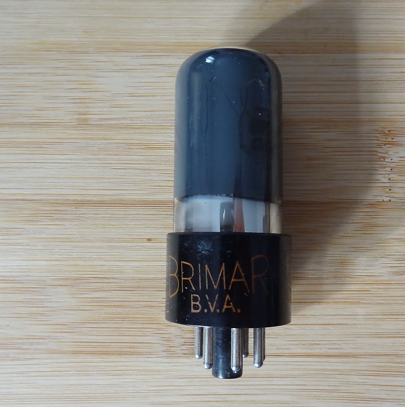 Super rare 1950's BRIMAR 6v6 gt 6v6GT Black plate grey | Reverb UK