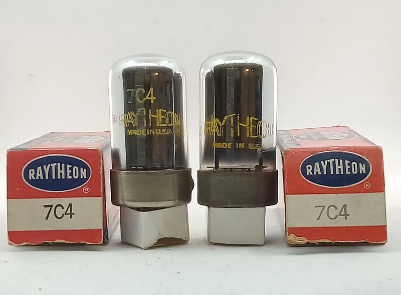 Nos Matched Pair Raytheon 7c4/1201a/hickock tested Nos | Reverb