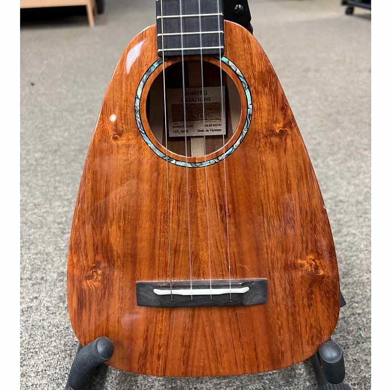 Romero Creations Tiny Tenor Solid Koa Wood Ukulele w/ Gig Bag | Reverb