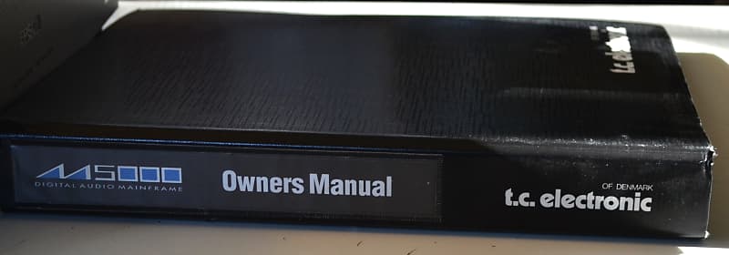 TC Electronic m5000 Manual ( Manual Only) | Reverb UK