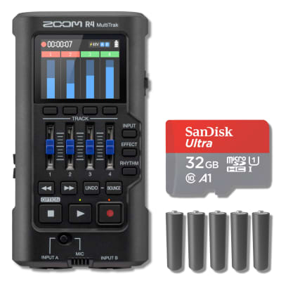 Zoom R4 MultiTrak 32-Bit Float Digital Recorder and USB Audio | Reverb