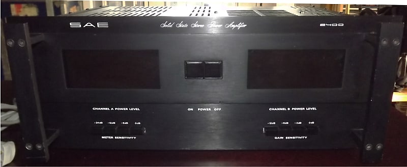 SAE 2400 Solid State Power Amplifier - 2x200W at 8ohm - An | Reverb
