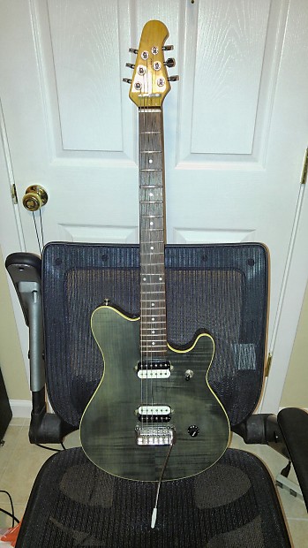 Jay Turser Jt-72 Flamed Green | Reverb