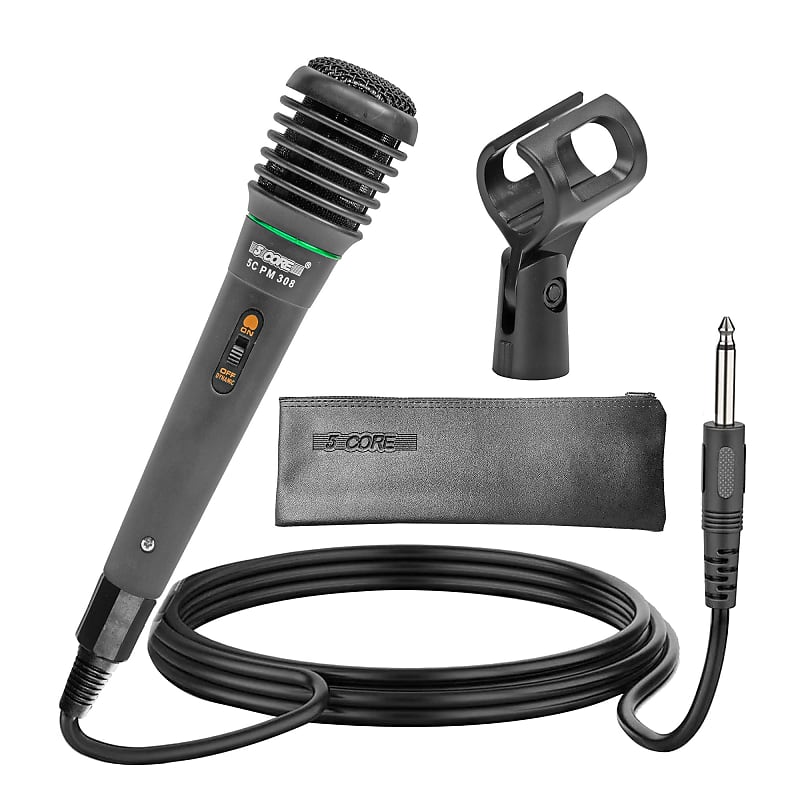 5 Core Microphone XLR Dynamic Mic Karaoke Singing Handheld | Reverb