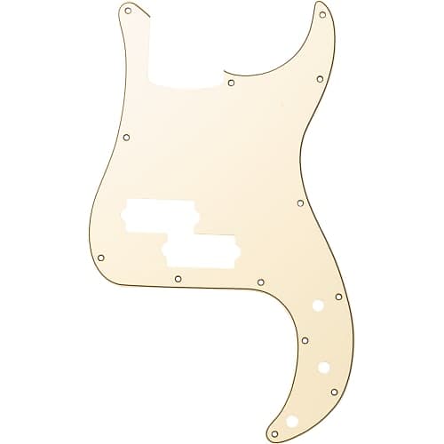 Parchment / Black / Parchment Pickguard - P-Bass, 3-Ply, 13 | Reverb