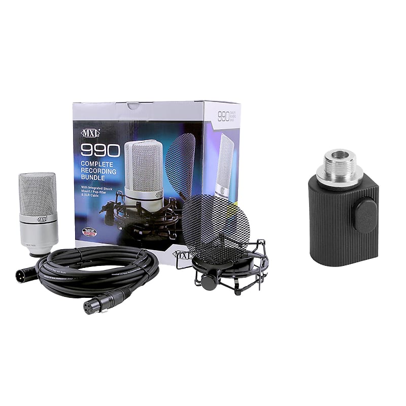 MXL 990 Complete Microphone Recording Bundle with Quick | Reverb