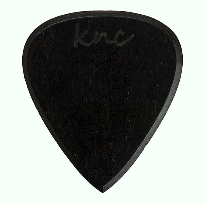 KNC Picks - Ebony Lil One Heavy Guitar Pick (3mm) 2024 | Reverb