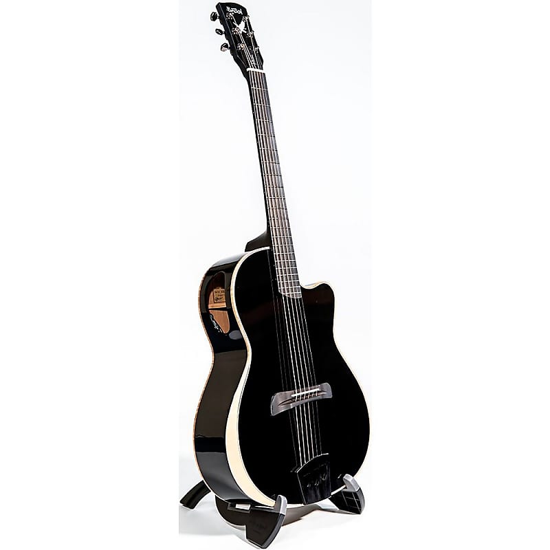 Batson Guitars Raven Acoustic-Electric Guitar Black | Reverb