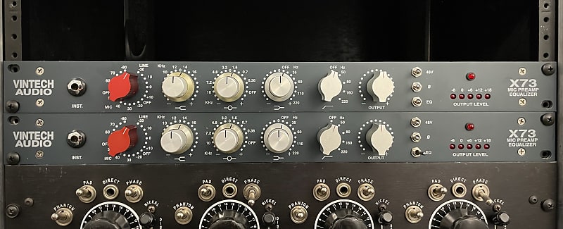 Vintech Audio X73 Mic Pre EQ w/ PSU (pair) | Reverb