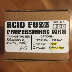 Acid Fuzz Professional MKII Tone Bender | Reverb