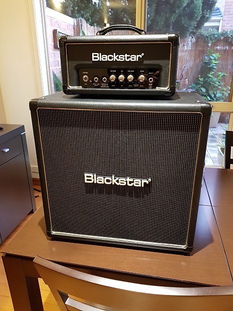 Blackstar HT-1R Ministack (1W Tube Guitar Head with HT-408 | Reverb