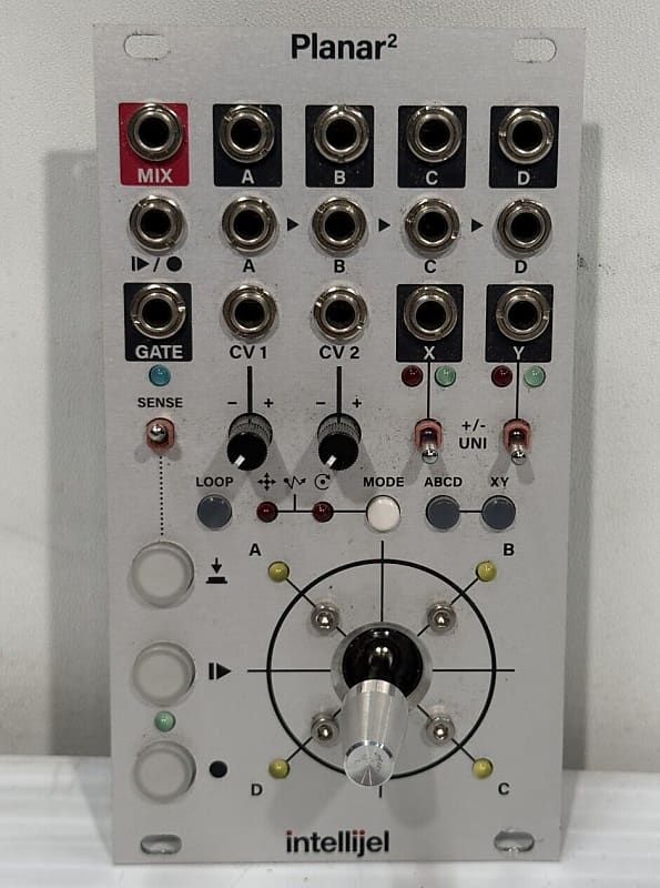 Intellijel Planar 2 Mixer Quad Panner Joystick Eurorack | Reverb