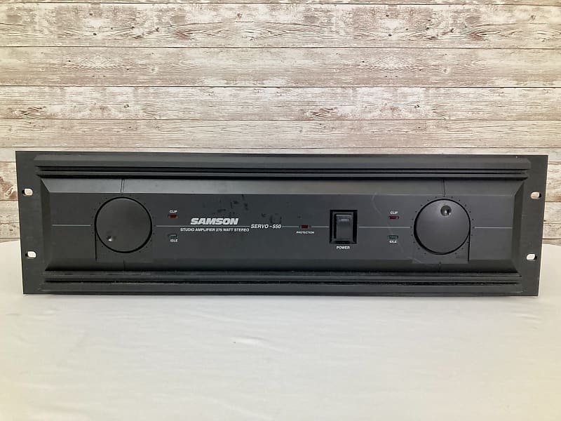Used Samson SERVO-550 Power Amp | Reverb