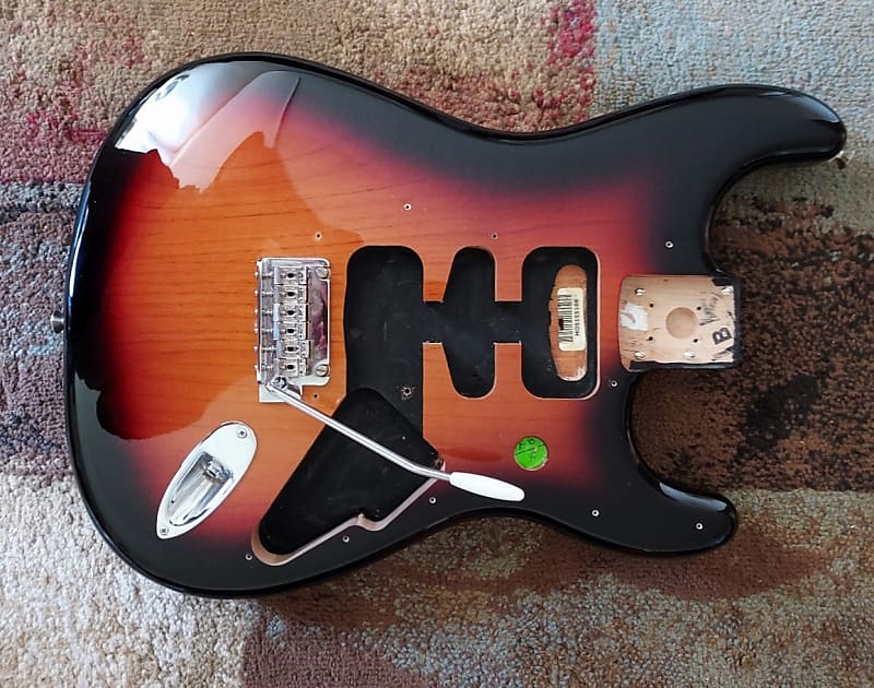 Fender Deluxe Roadhouse Stratocaster Body (w Mid Boost Kit) - | Reverb