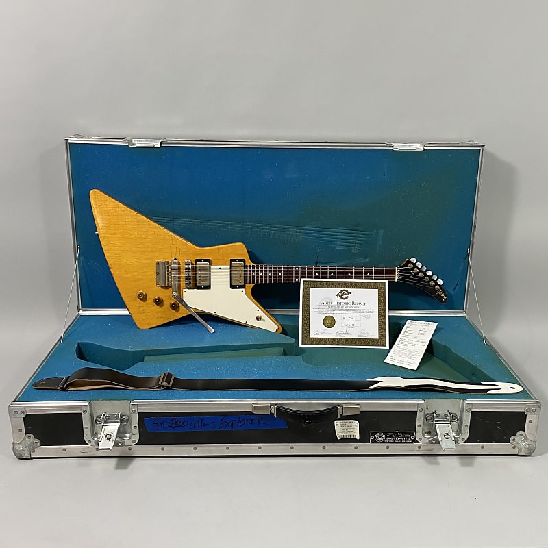 2003 Gibson Allen Collins Explorer Custom Shop Korina | Reverb