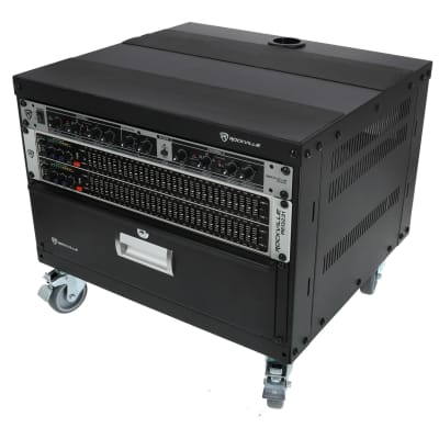 Rockville RR6U 6U Live Sound/Pro Recording Studio Rack Case | Reverb