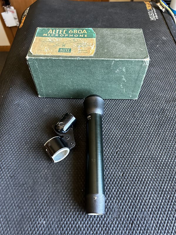 Vintage Altec 680A Dynamic Microphone w/Original Box | Reverb