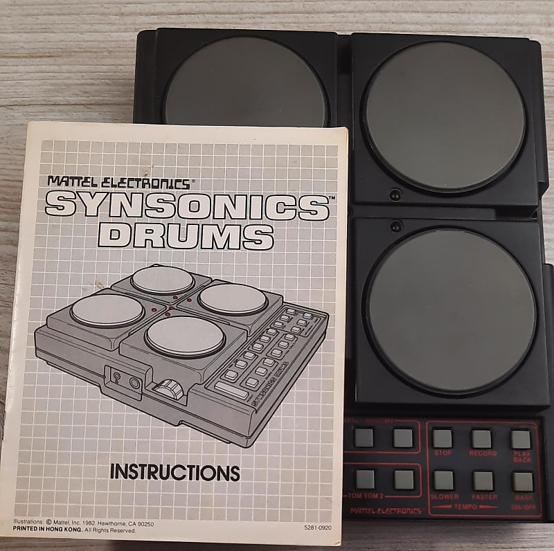 Mattel Synsonics Drum Machine Not Tested Reverb