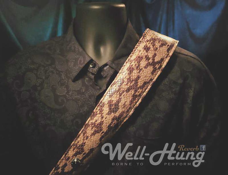 Well-Hung Snakes in My Brain "Pink Python" 2-3/4" wide padded | Reverb