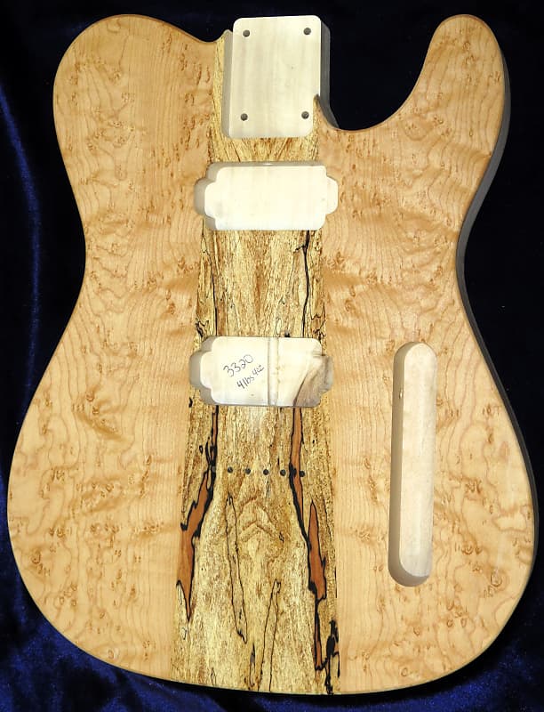 Bird's Eye and Spalted Maple Top / Aged Cottonwood Telecaster | Reverb