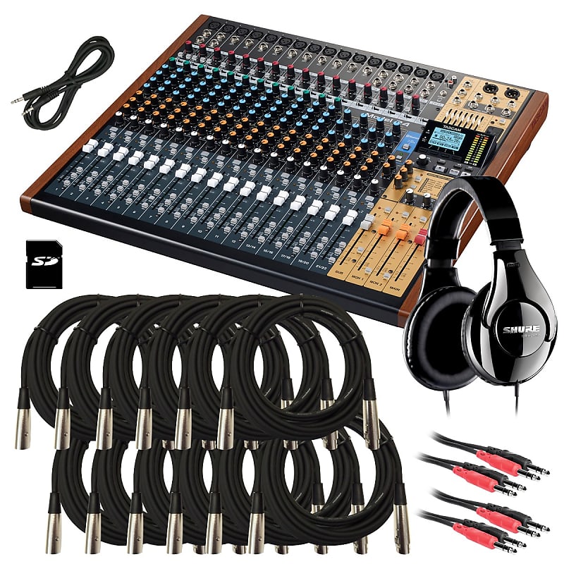 Tascam Model 24 Multi-Track Live Recording Console STUDIO KIT | Reverb