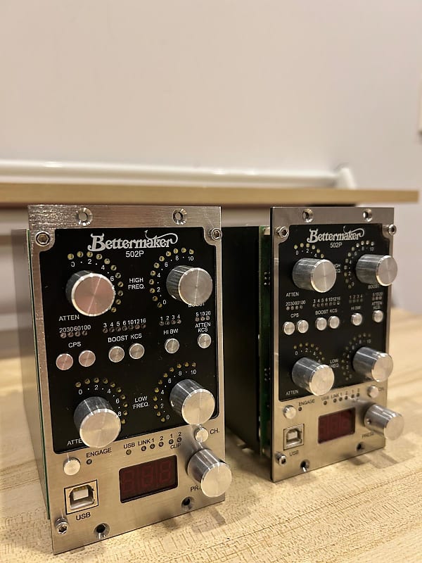 Bettermaker EQ 502P 500 Series Stereo Equalizer Module analog | Reverb