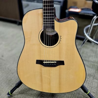 BROMO Guitars BAR5CE ( ALL SOLID ) Spruce Top Amara Ebony | Reverb