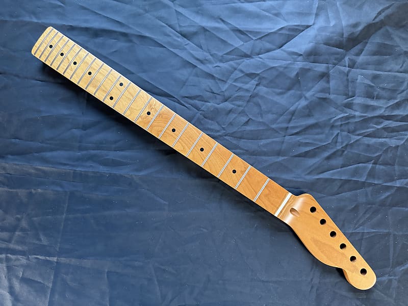 BMC Guitar Neck Tele® Telecaster® 22 Fret Roasted Maple With | Reverb