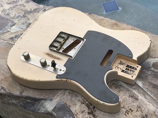 Real Life Relics Custom Tele Telecaster Body Vintage | Reverb UK