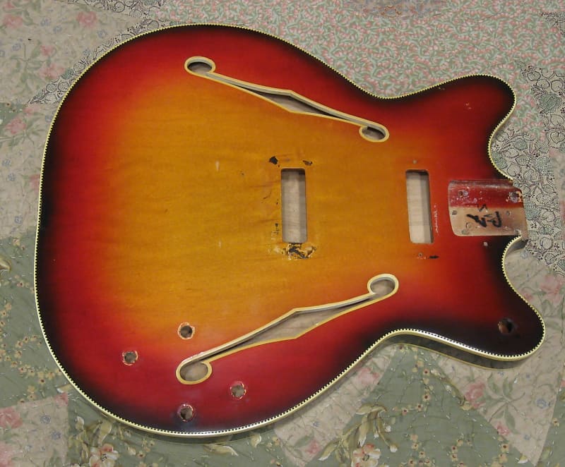 Vintage 1967 Fender USA Coronado II Guitar Body - | Reverb