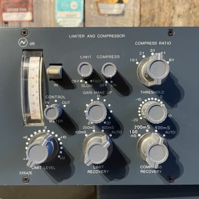 Neve 2254/E Compressor Limiter Racked Pair | Reverb