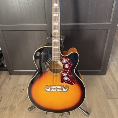 Epiphone EJ-45 2014 Black 1963 Reissue | Reverb