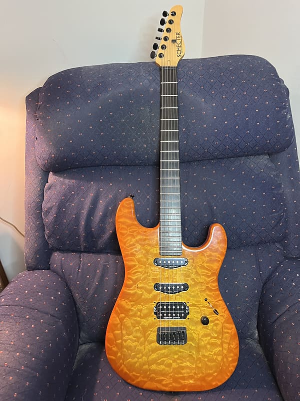 Schecter USA Custom Shop California custom elite 2014 - Quilt | Reverb