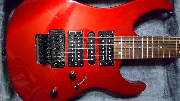 Washburn WG-587-V 7 String Electric Guitar Red | Reverb