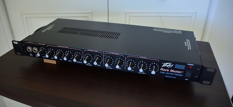 Peavey Rock Master All-Tube 3 Channel rack guitar preamp, | Reverb